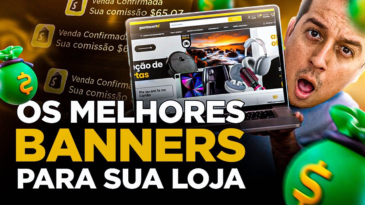 Como criar banner para loja virtual - [ Banners Profissionais 2024 ...