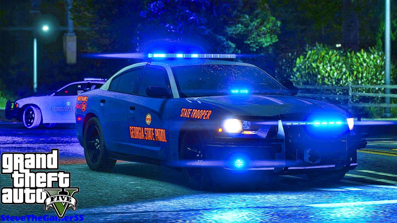 Playing GTA 5 As A POLICE OFFICER Highway Patrol|| GSP|| GTA 5 Mod| 4K ...