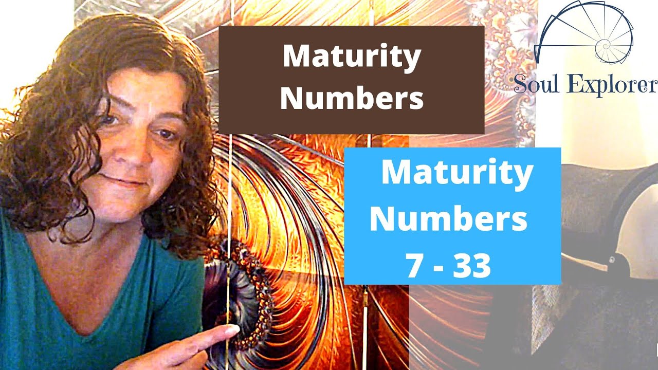Maturity Numbers 7 - 33 Developing Talent - YouTube