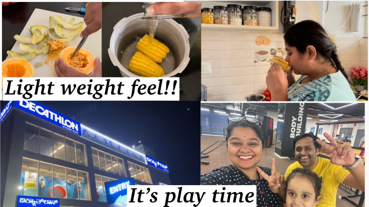 Summer day vlog | eat light feel light | it’s time to play | decathlon ...