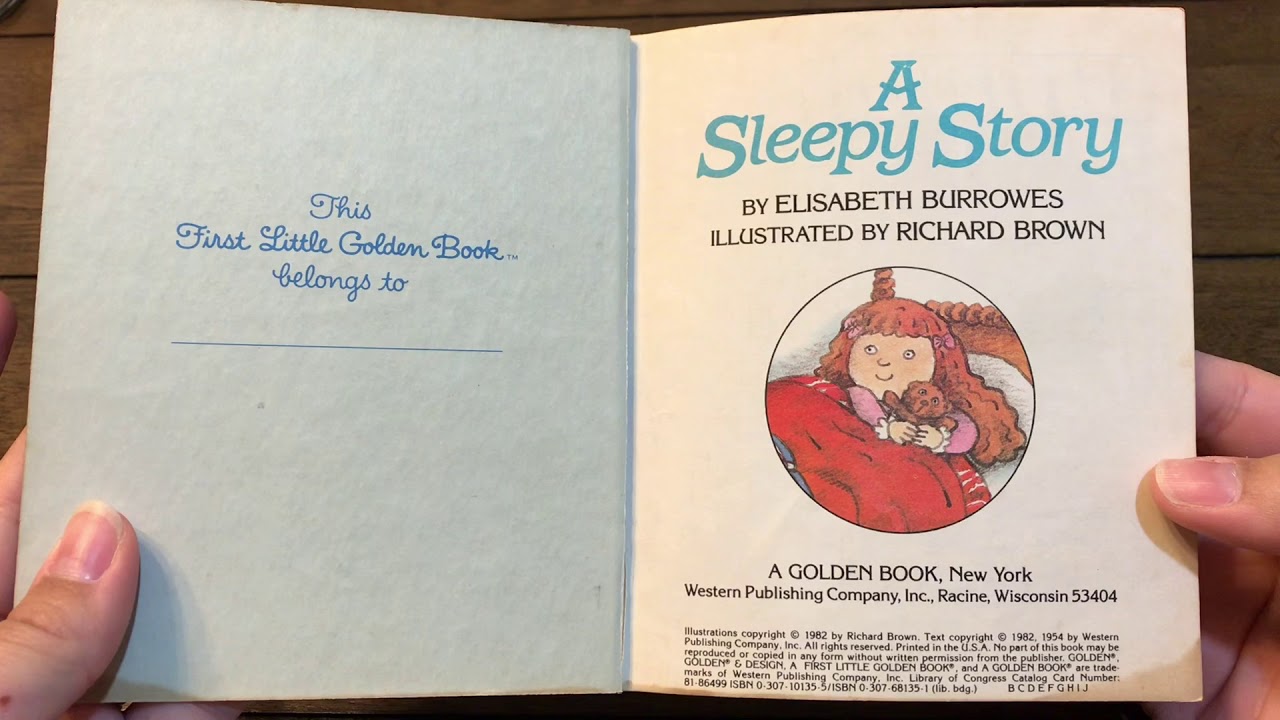 A Sleepy Story | Classic Little Golden Book Story Read Aloud for ...