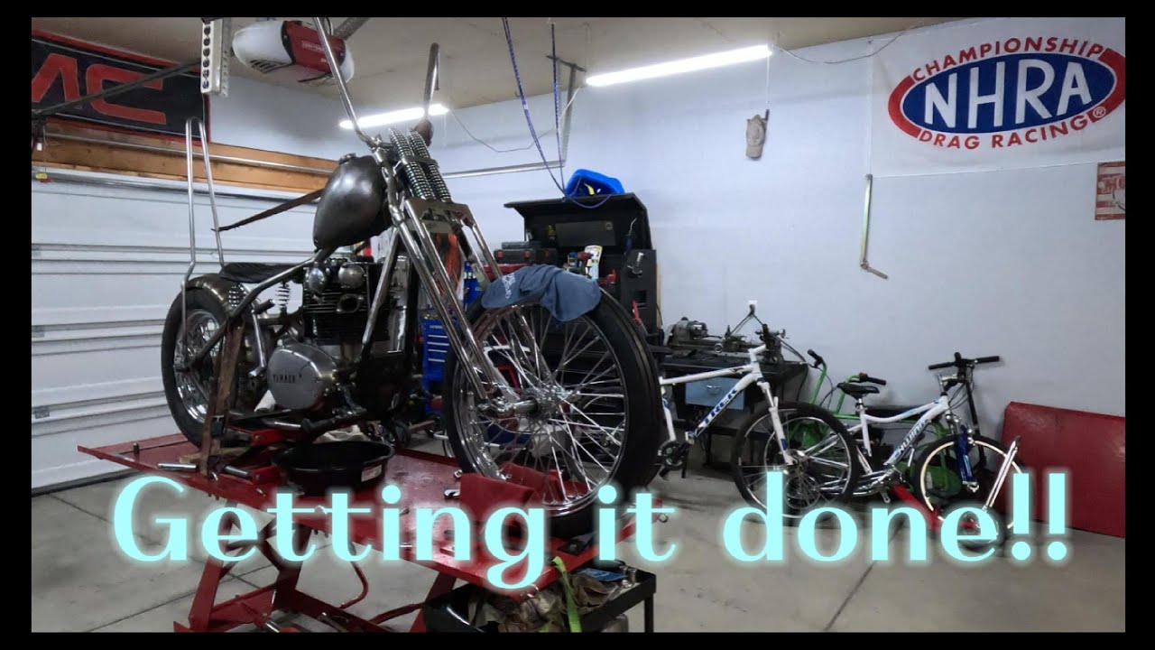 XS650 forward CONTROLS!! - YouTube