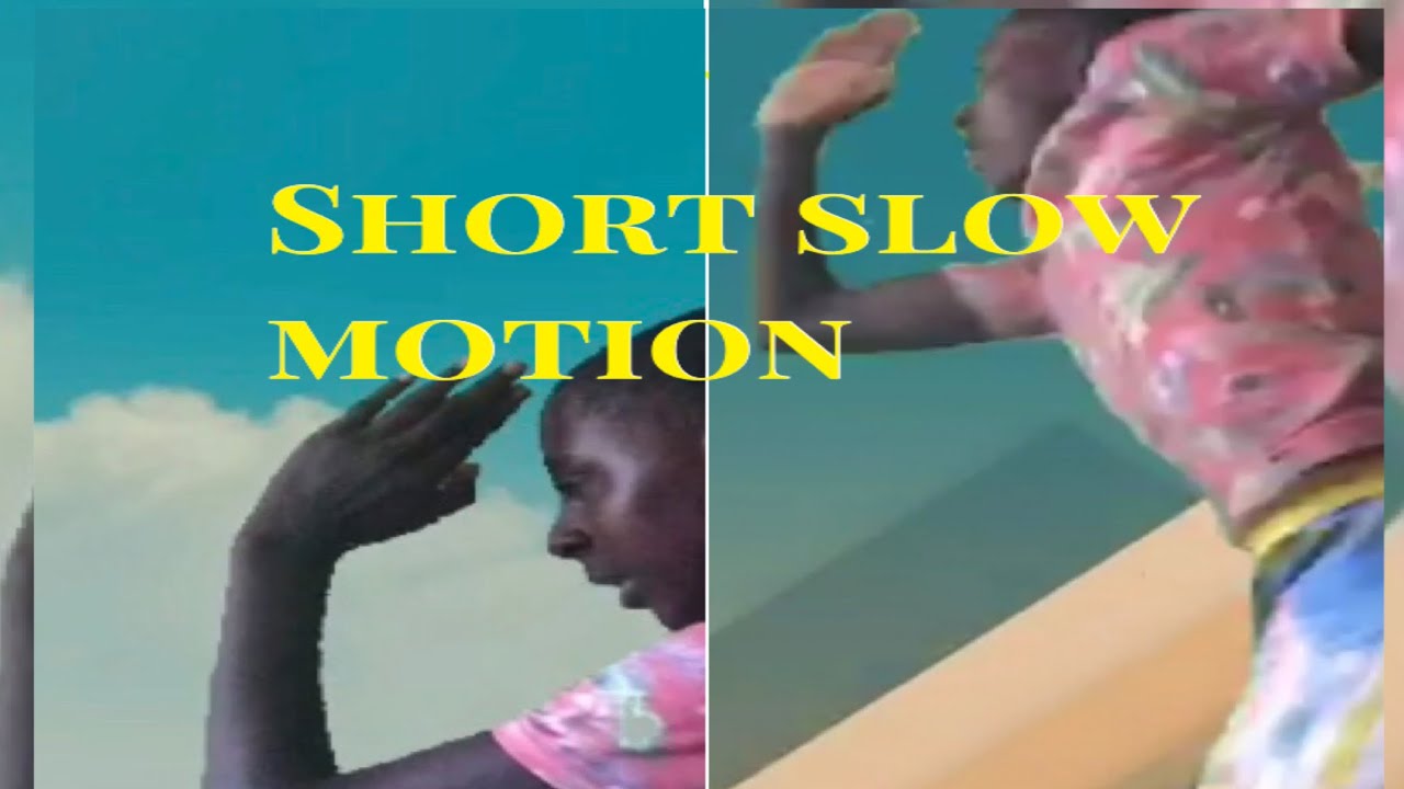 running and jumping slow motion - YouTube