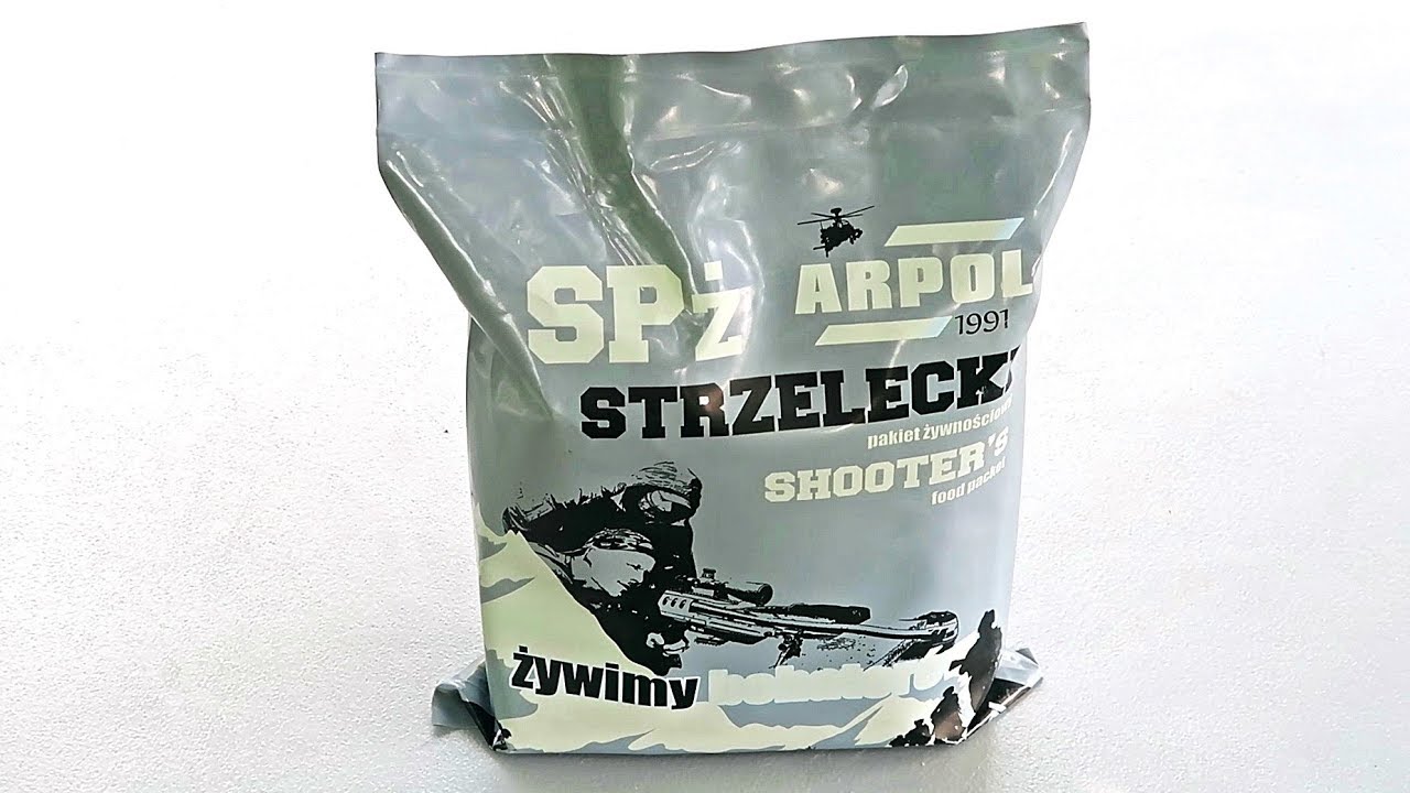 Tasting Polish Sniper Military MRE (Meal Ready to Eat) - YouTube
