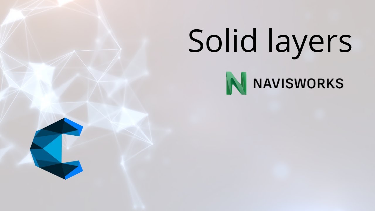 Navisworks - Solid Layers - YouTube