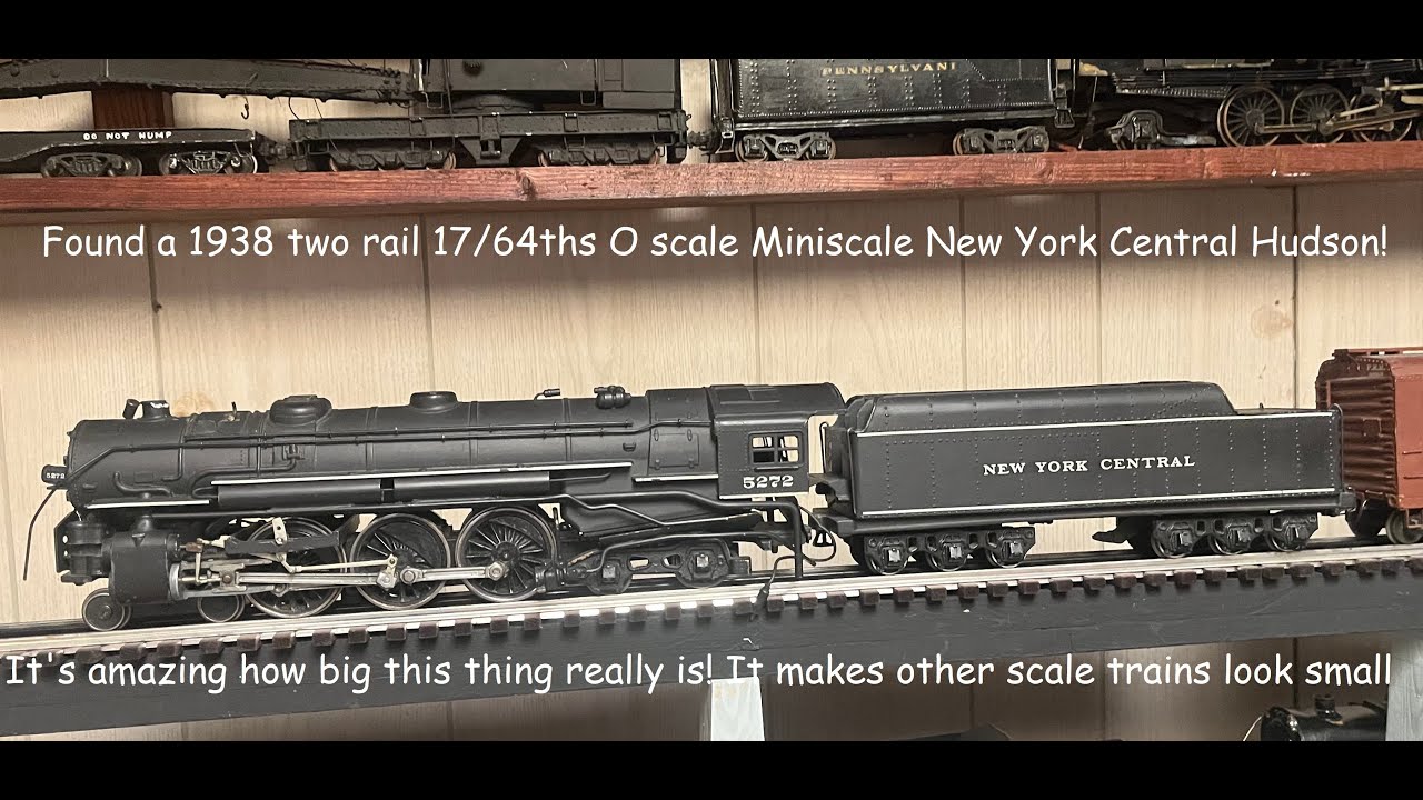1938 O Scale Min-I-Scale Hudson kit built model train locomotive 17 ...