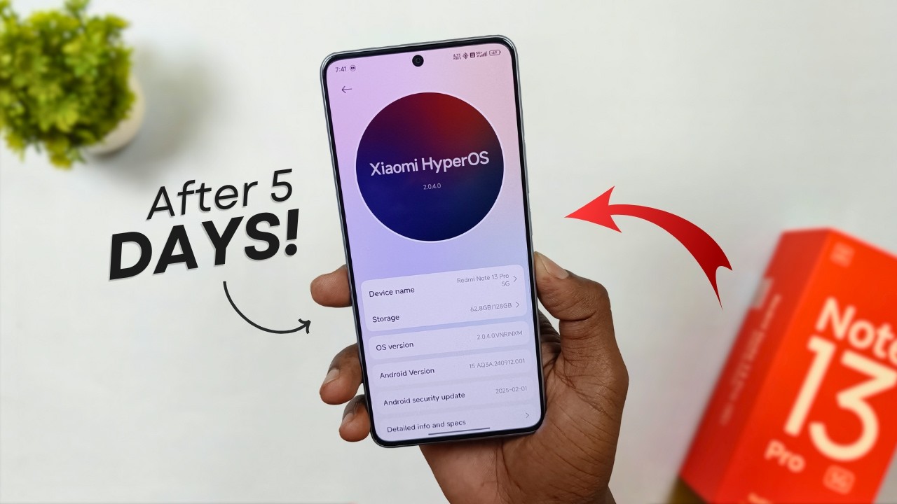 Redmi Note 13 Pro 5G New Update HyperOS 2.0.4.0 Review - After 5 Days ...