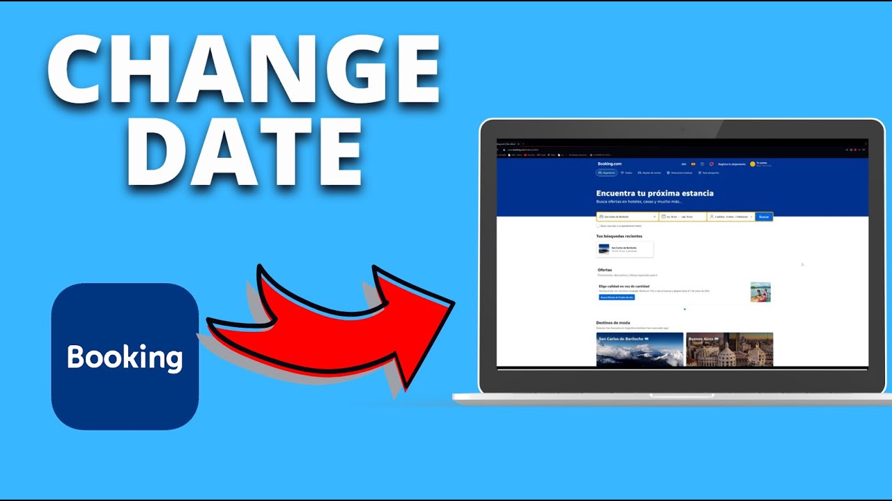 How to Change the Date of a Reservation on Booking.com - YouTube