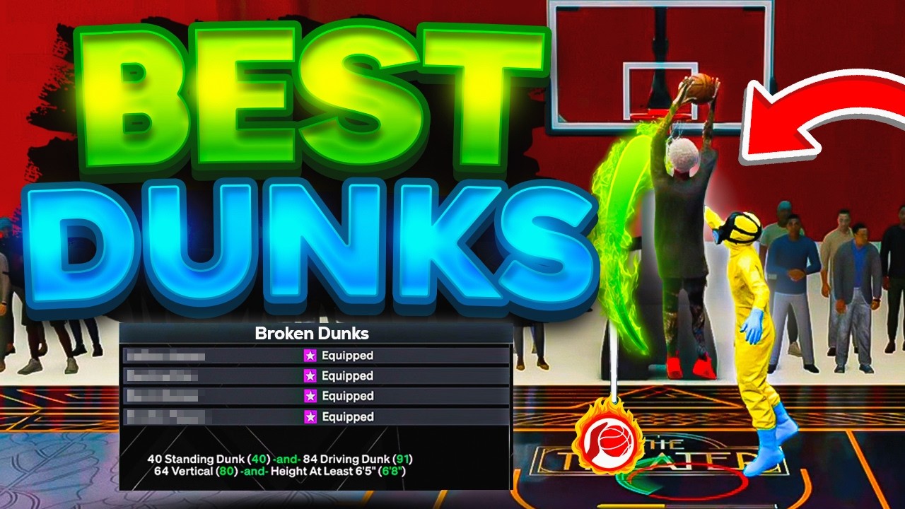 HOW TO GET CONTACT DUNKS in NBA 2K26 - BEST DUNK ANIMATIONS/PACKAGES in ...