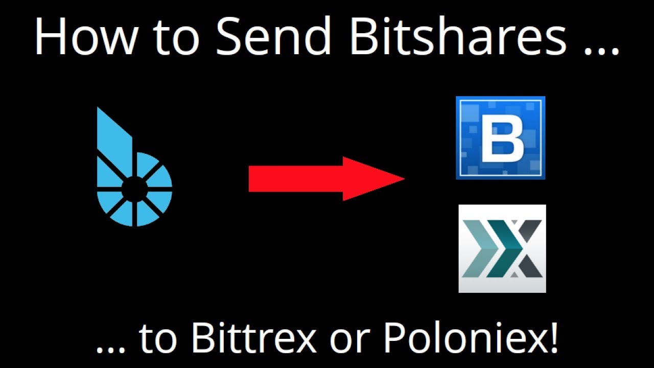 How to Send Bitshares to Bittrex or Poloniex - YouTube