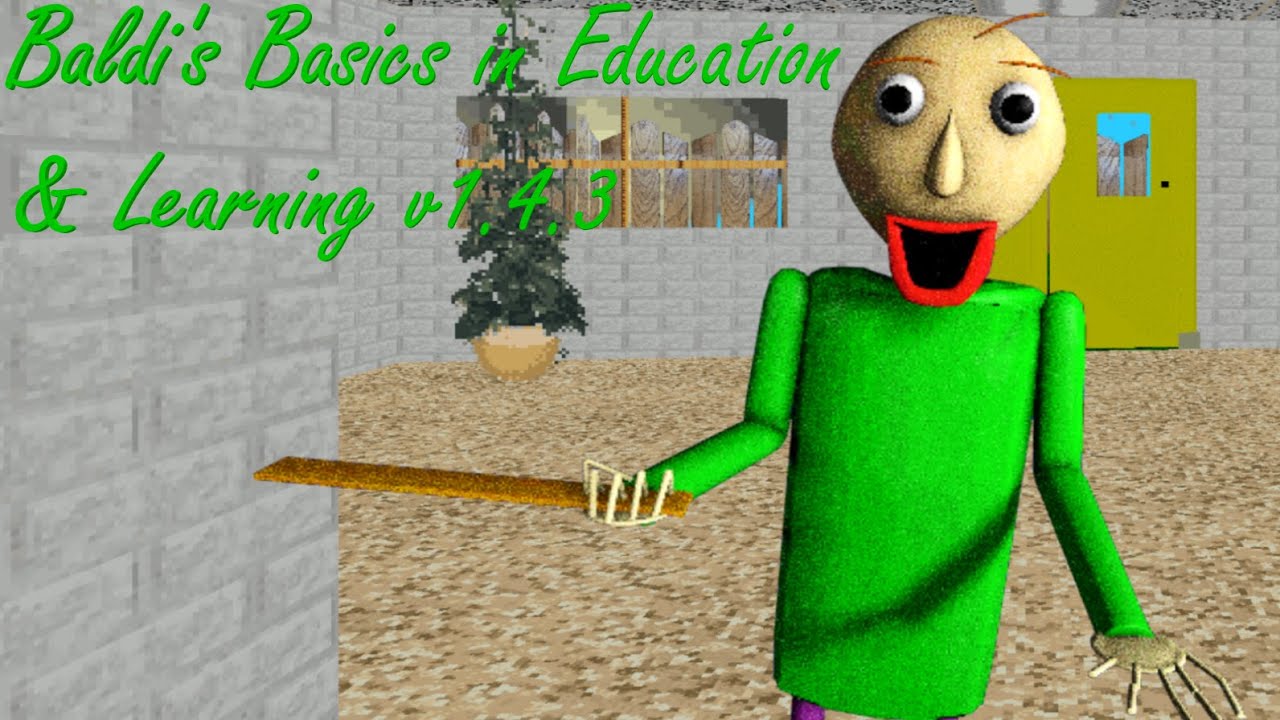 Back to where everything started | Baldi's Basics Classic v1.4.3 [All Endings] - YouTube