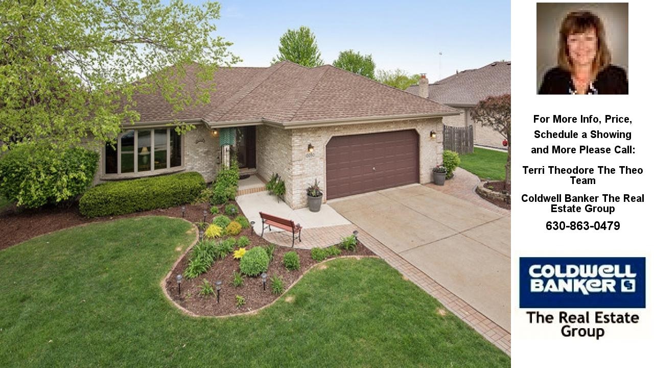 10050 Cromwell Lane, MOKENA, IL Presented by Terri Theodore The Theo ...