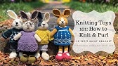 Вязаный зайка по книге "Вяжи! Одевай! Люби" Луизы Кроутер - YouTube