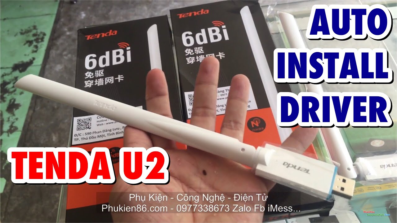 TENDA U2 - Usb Thu Wifi Tự Nhận Driver Thủ Dầu Một Bình Dương Ship COD ...