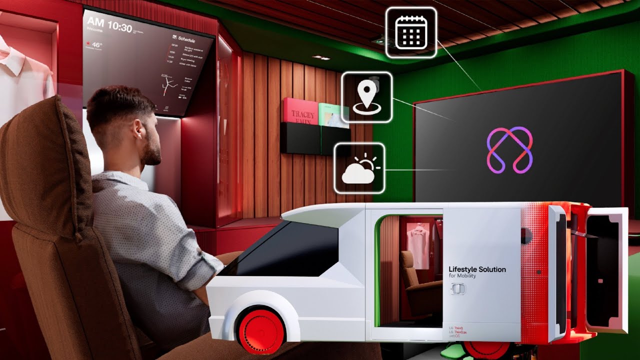 LG’s New Tiny Home Van Concept is a Tech Bro’s Dream On Wheels - YouTube