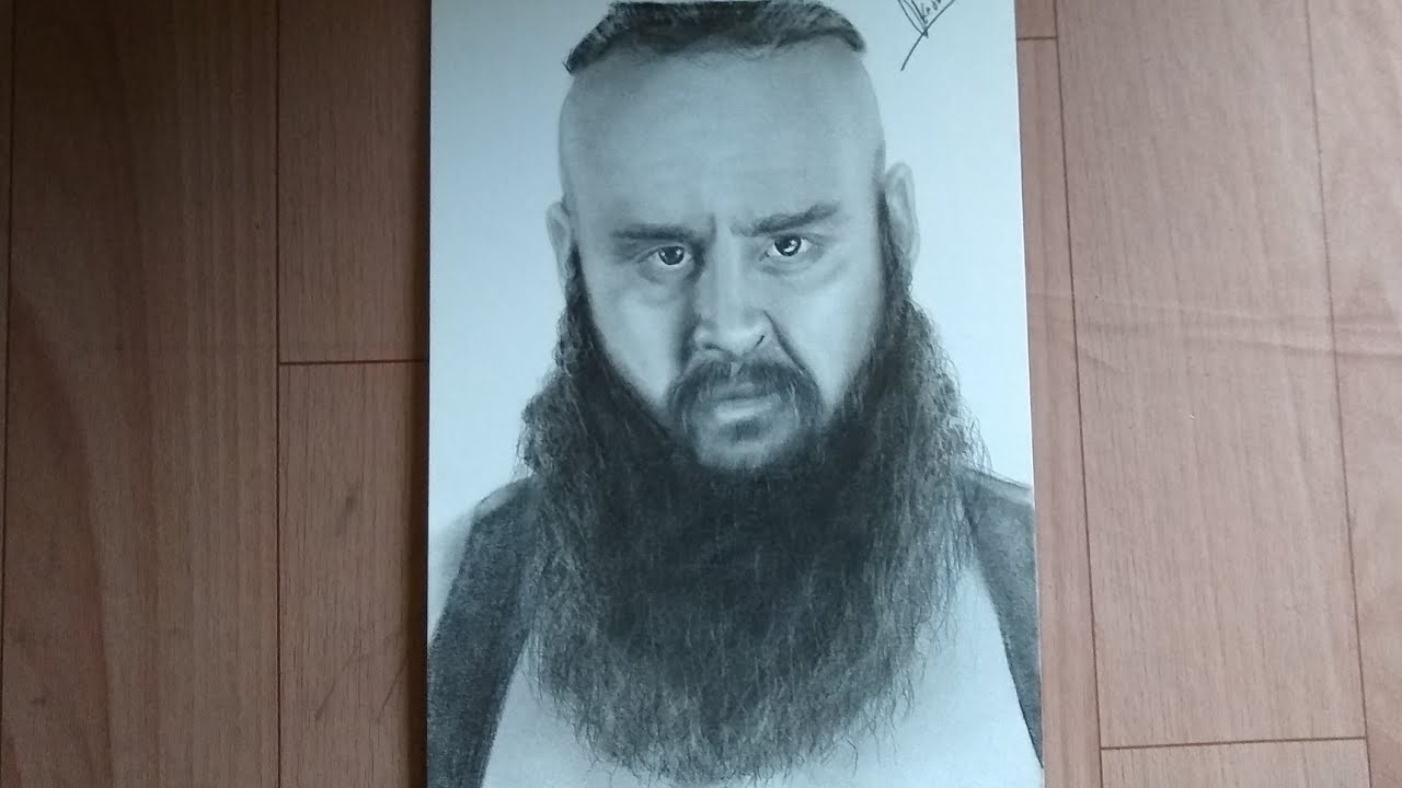 How to draw wwe Braun Strowman (Timelapse) - YouTube
