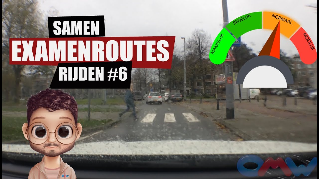 Examenroute CBR Rotterdam #6 Na een vrijstelling - YouTube