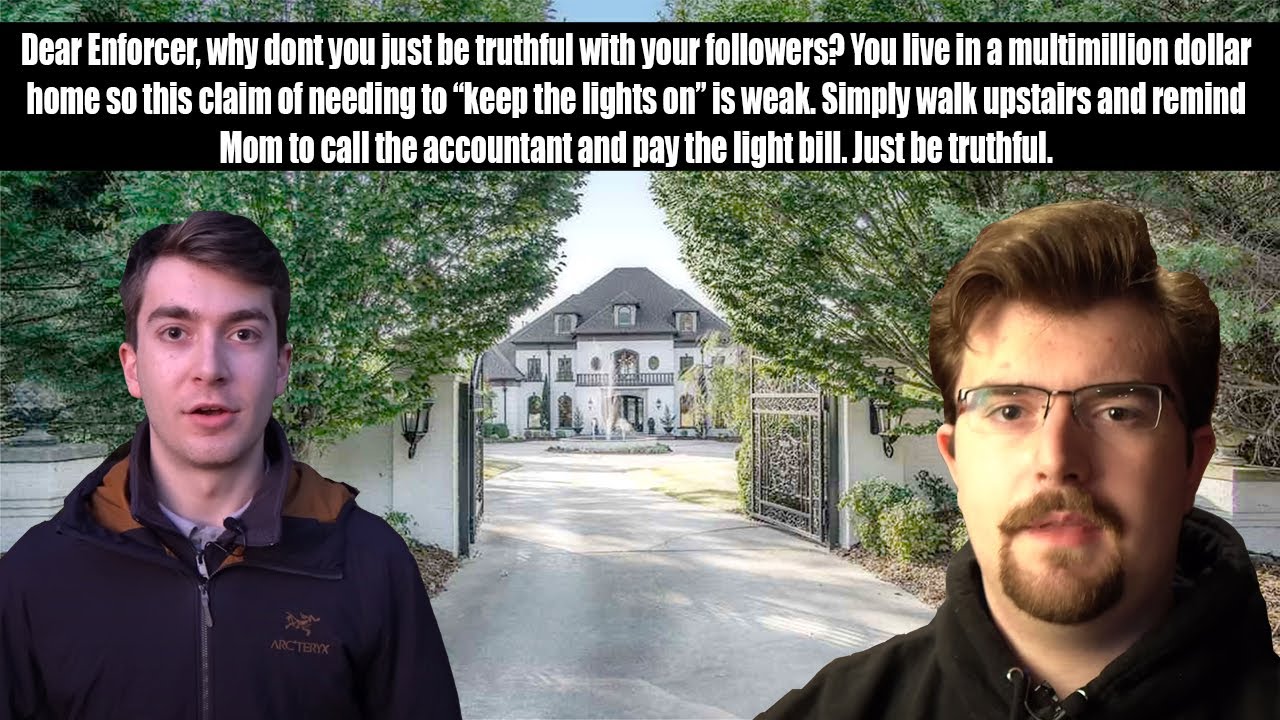 The grift is real! how does the enforcer sleep at night? taking money ...