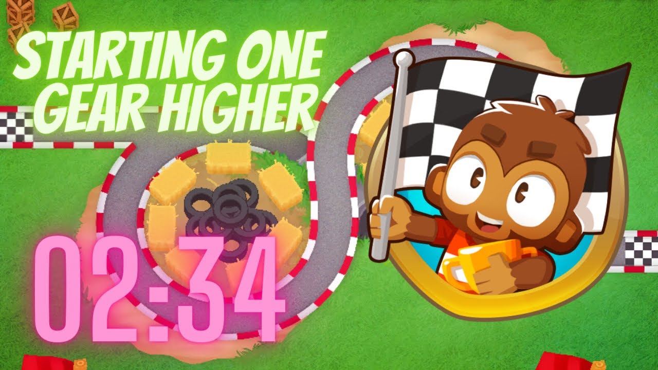 BTD6 Starting One Gear Higher Race In 02:34 - Mobile Friendly - YouTube