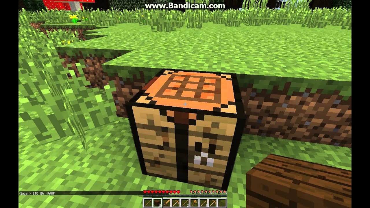 Kako u minecraft napraviti sekiru ,mac, i kramp JEDNOSTAVNO - YouTube