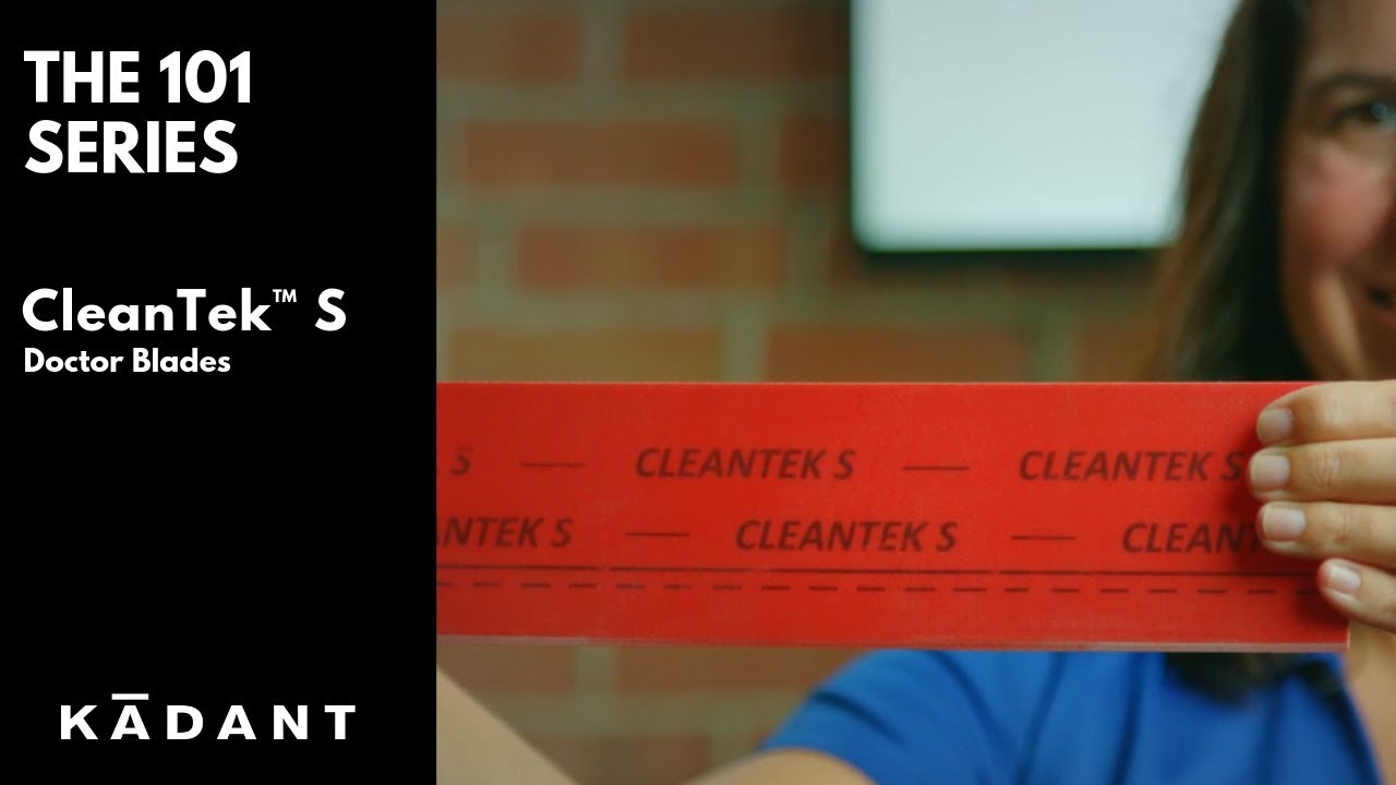 CleanTek™ S Doctor Blade - The 101 Series - YouTube