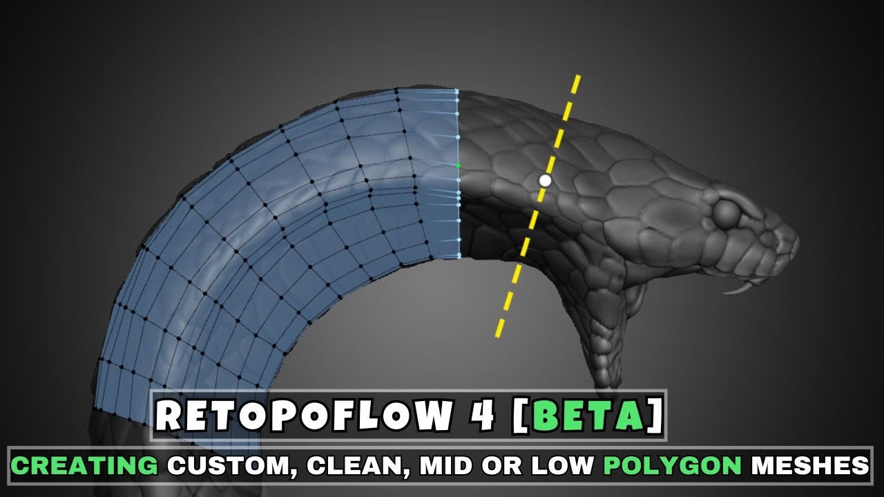 Retopoflow 4 [Beta] | Retopology Toolkit for Blender | Creating Custom Polygon Meshes - YouTube