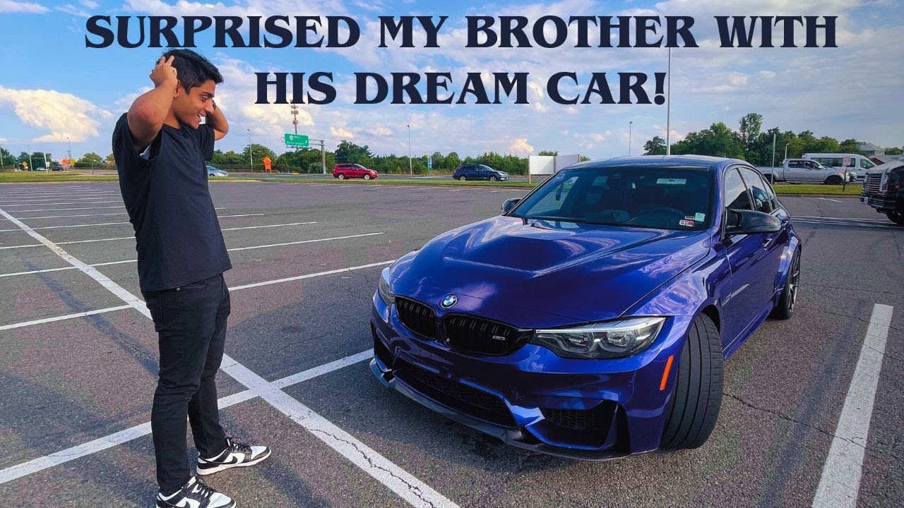 Surprising my brother with his dream car on his birthday! - YouTube