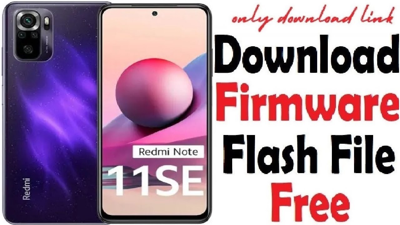 Redmi Note 11 SE Firmware Flash File – Stock ROM - YouTube