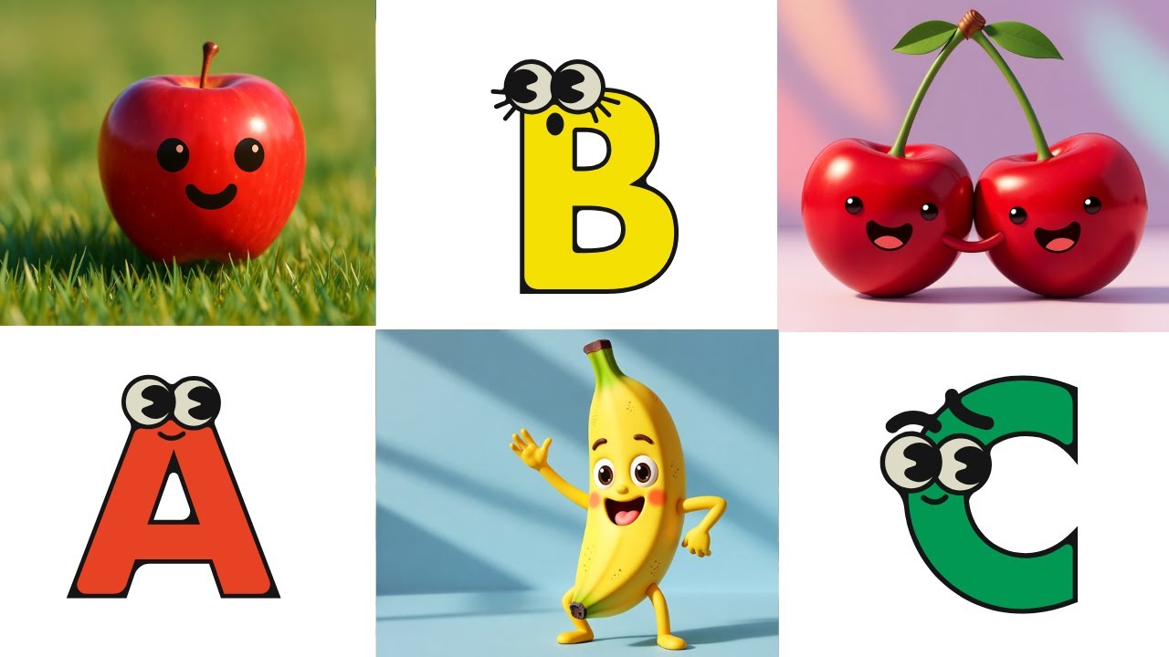 A to Z Fruits Alphabet Song 🍓 | ABC Learning for Toddlers ...