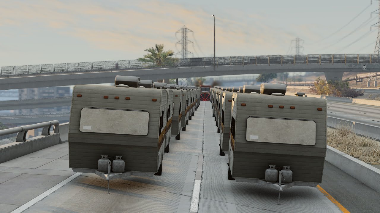 Caravan Destruction | BeamNG.drive - YouTube
