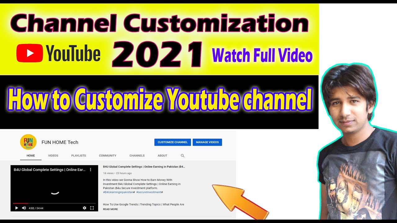 How to make Customization on YouTube Channel in 2021||Grow YouTube ...