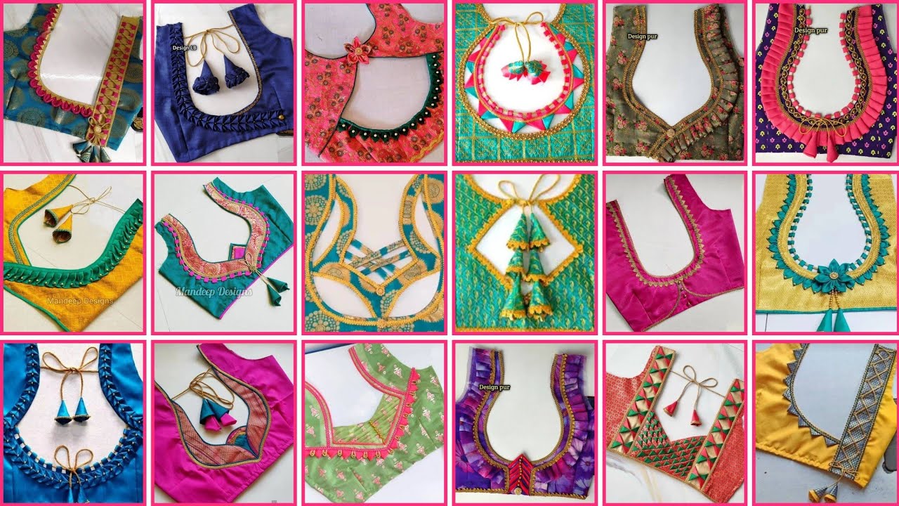 100+Blouse Back Gala design 2026/Wedding Blouse Designs New Model ...