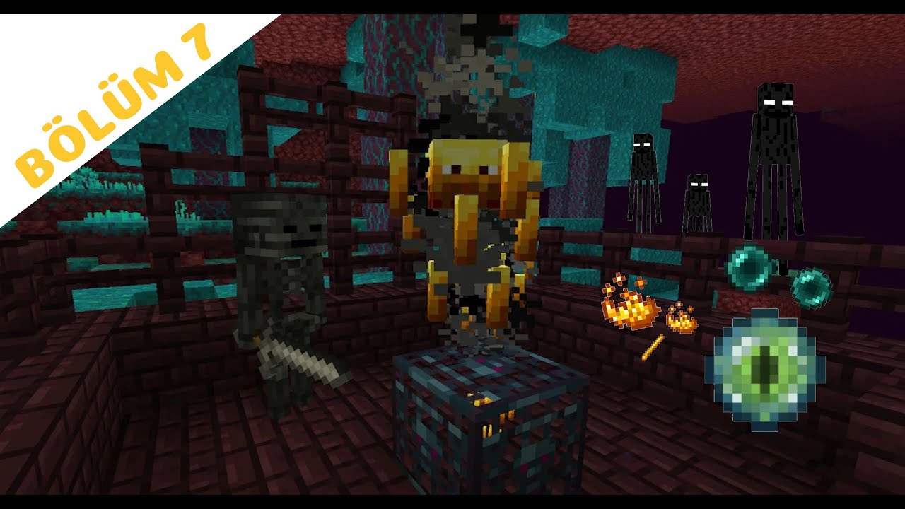 Minecraft Hızlı Bitirme Bölüm 7 ‐ Aga Bu NETHER Ya - YouTube