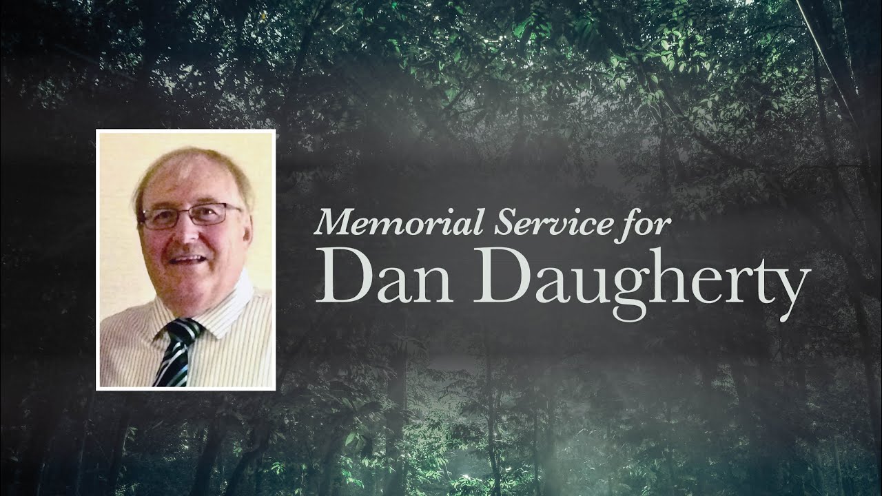 Dan Daugherty Memorial Service - YouTube