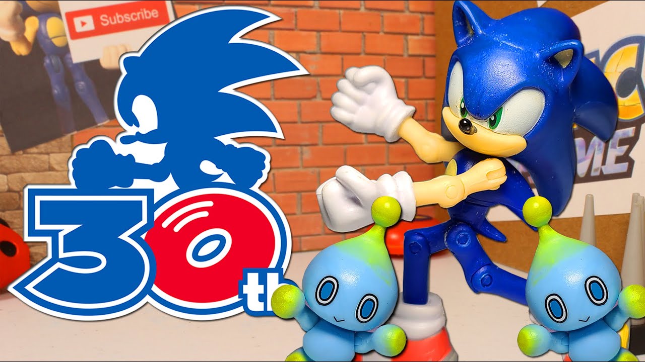 Sonic 30th Anniversary Announcement! [Sonic Stop Motion] - YouTube