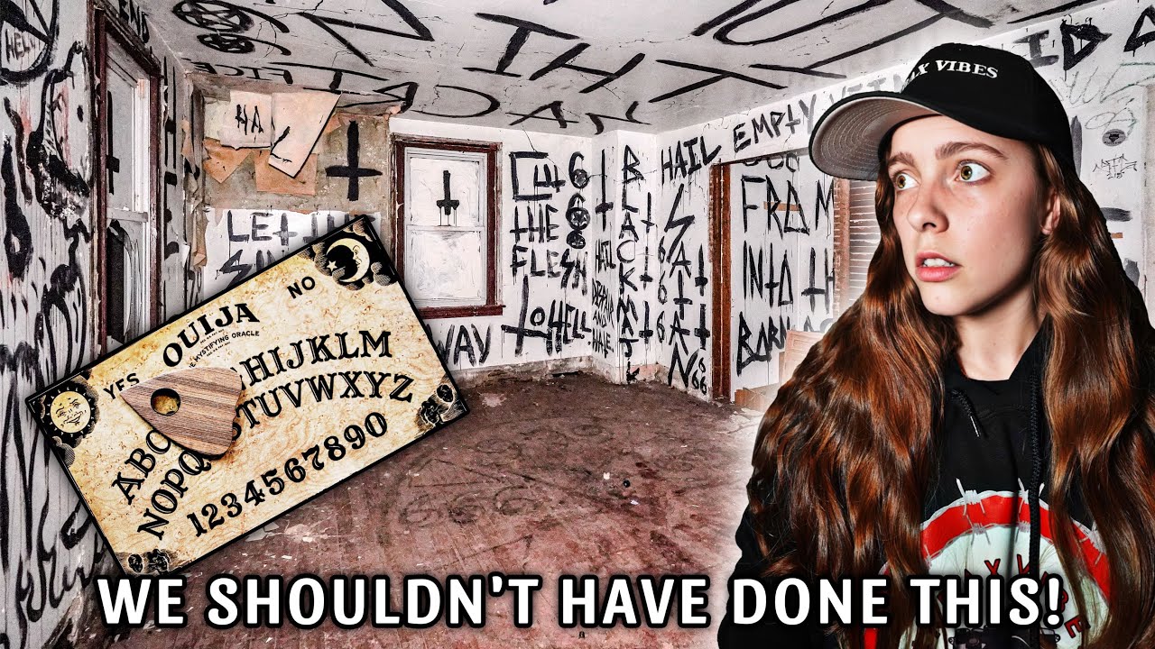 Exploring The Infamous Abandoned SATANIC House at Night! - YouTube