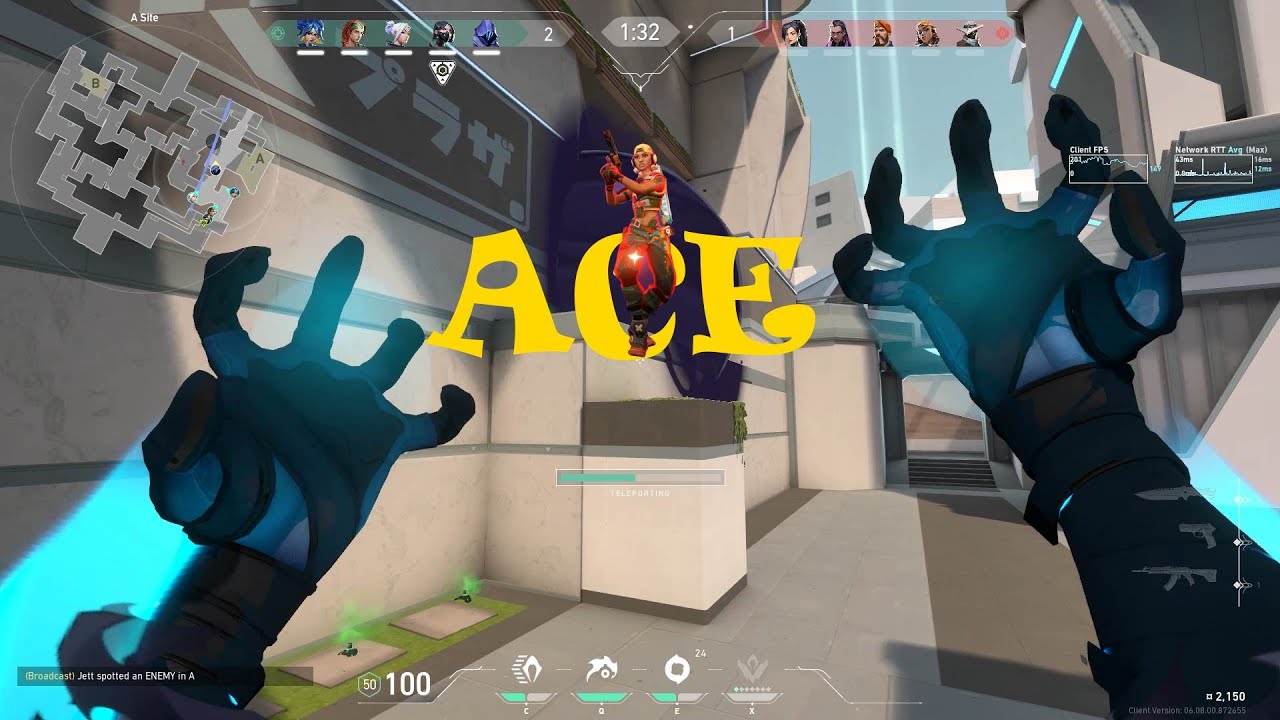 [VALORANT] when Omen use TP @ValorantEsports @scarface.valorant - YouTube