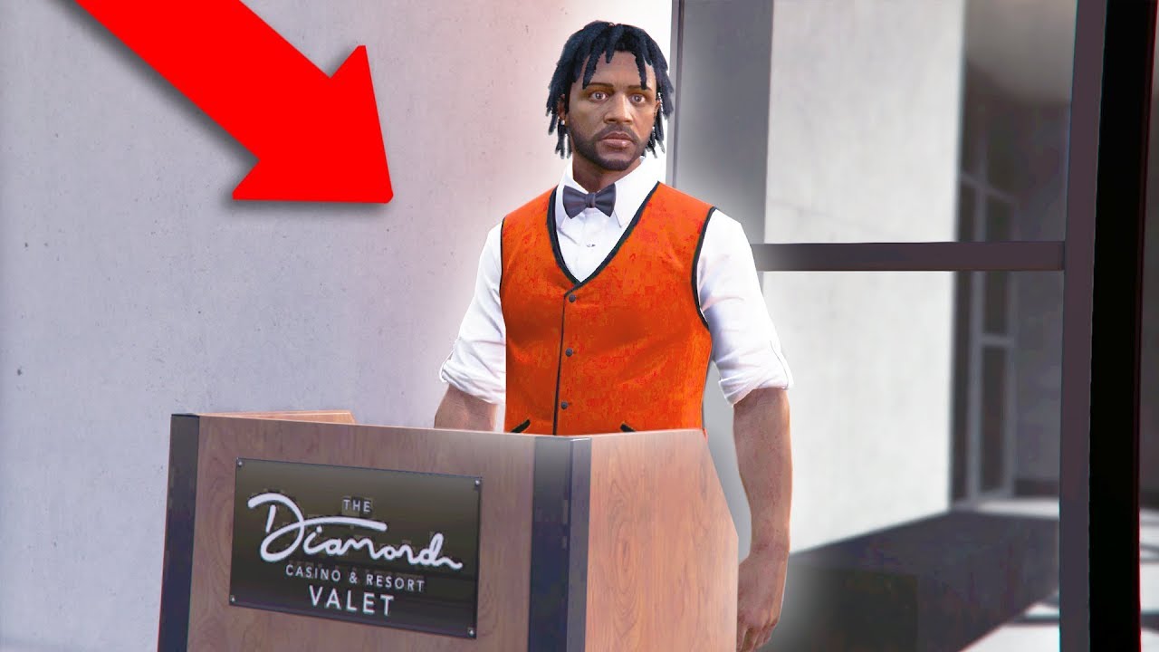 I pretended to be the CASINO VALET guy and THIS happened... | GTA 5 ...