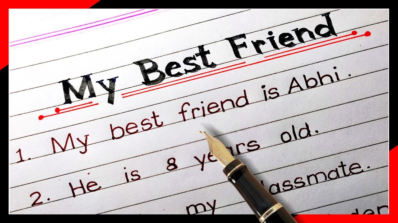 10 lines on my best friend | Best friend essay | Easy lines on my best ...
