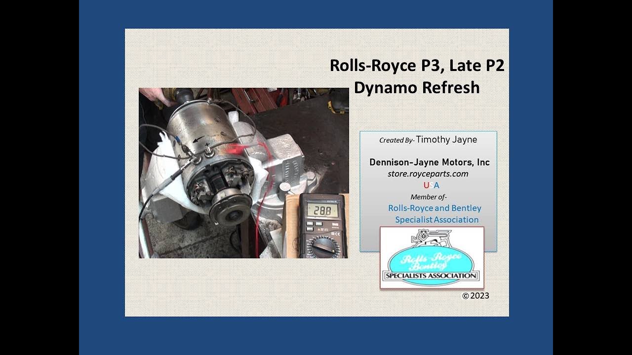 Rolls-Royce P3 and Late P2 Dynamo Refresh - YouTube