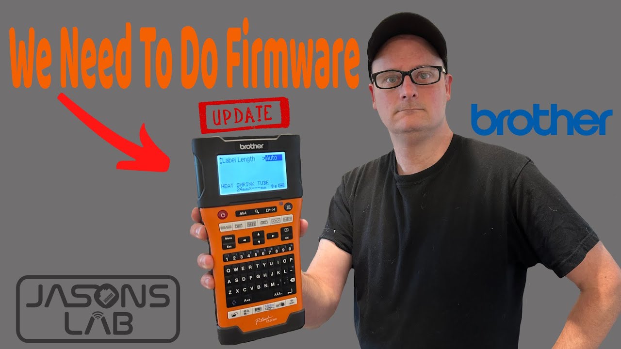 Let's Update The Brother PT E550w @BSwithTodd - YouTube