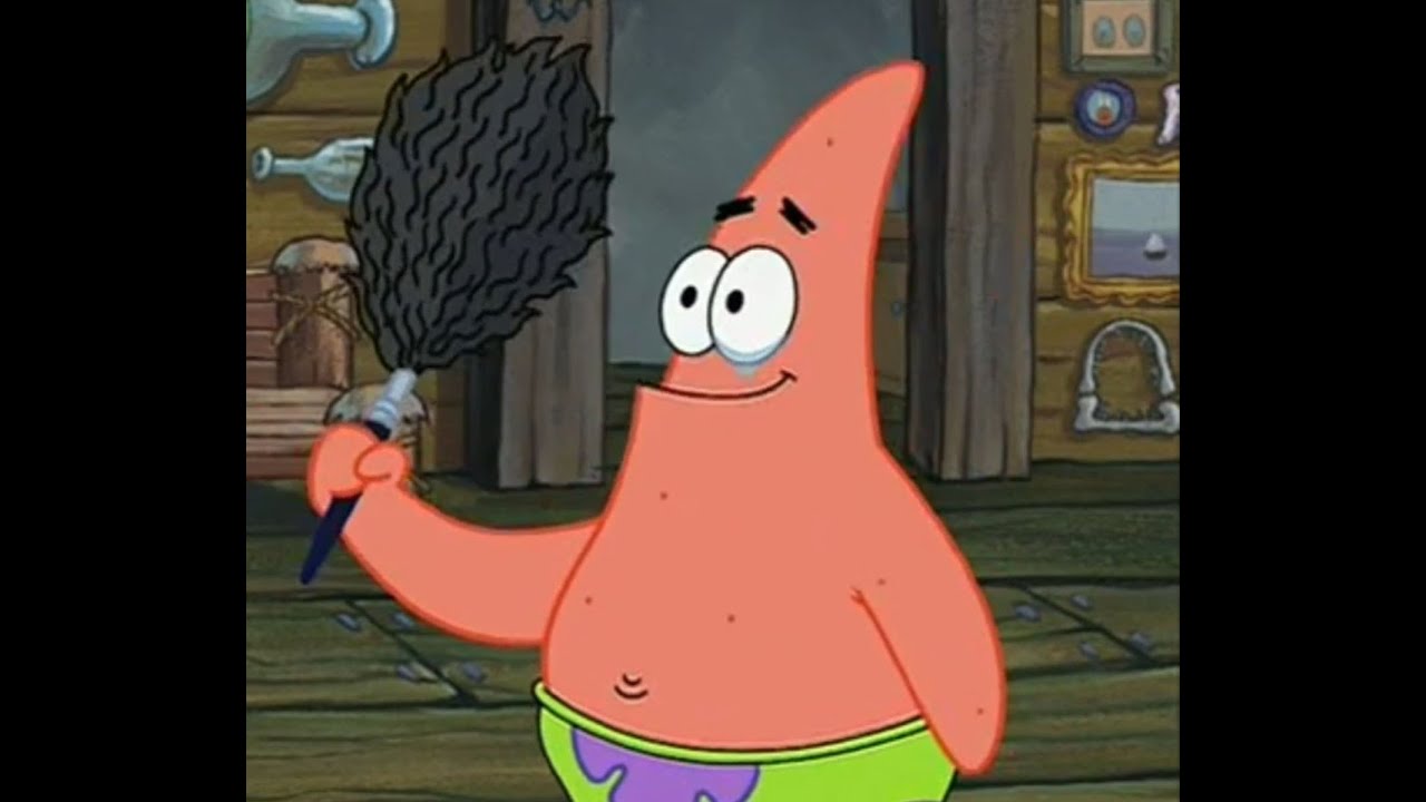 Spongebob and Patrick painful nose hair brush - YouTube