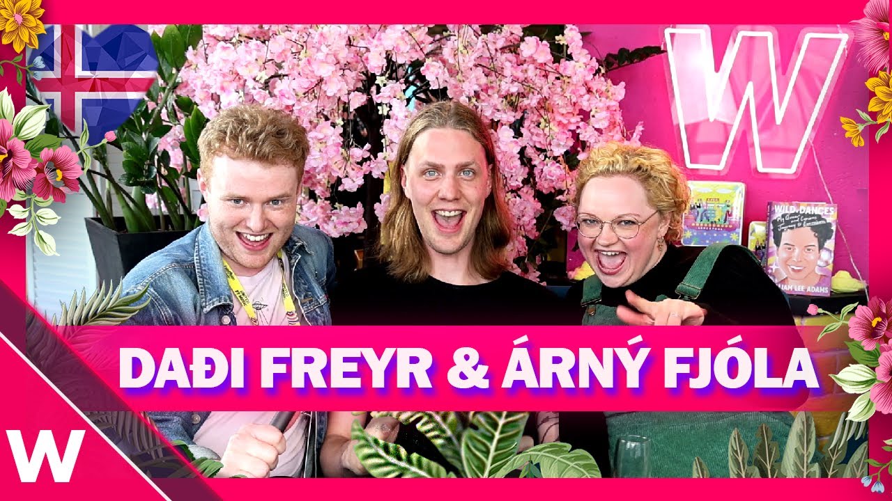 🇮🇸 Daði Freyr & Árný Fjóla Ásmundsdóttir interview at our Eurovision ...