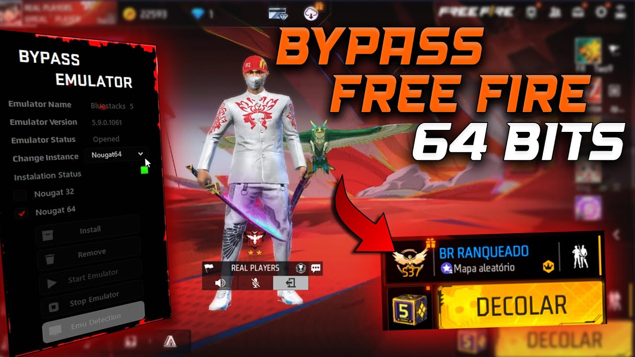 BYPASS EMULATOR 64 BITS - SAIU NOVO BYPASS SAFE ANTI BAN PARA ...