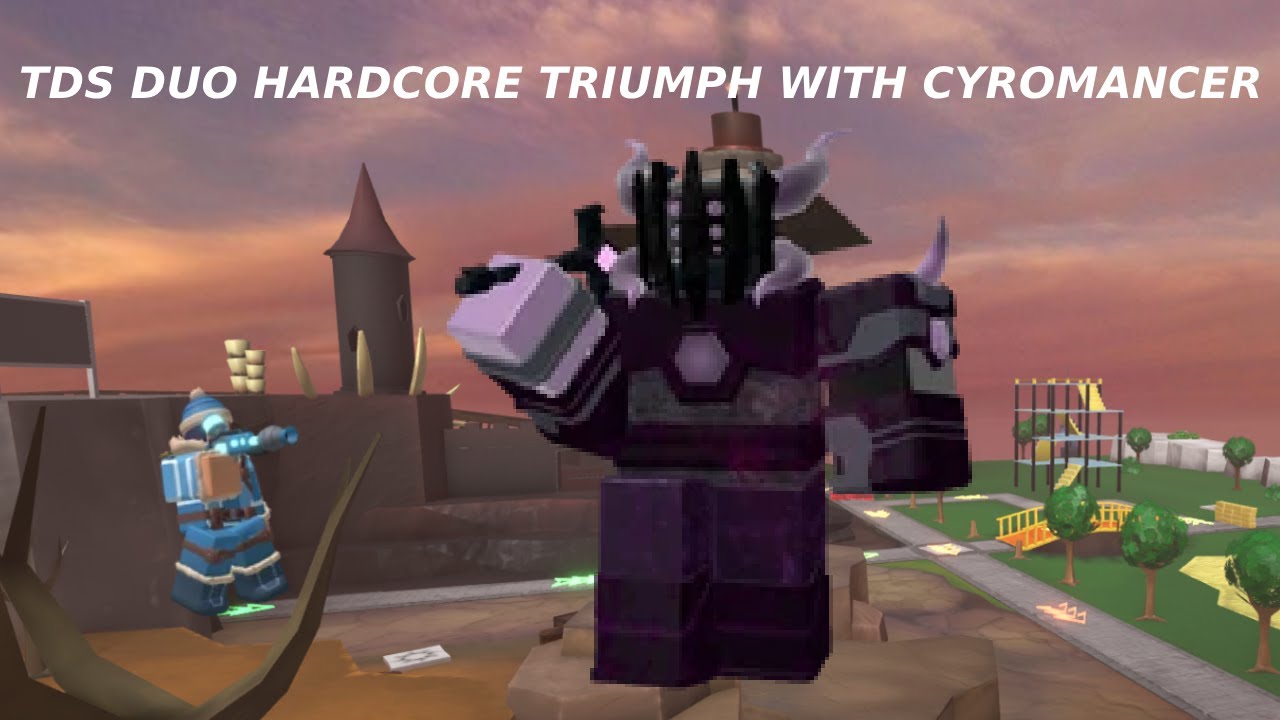 TDS Duo Hardcore Triumph With Cryomancer | Roblox - YouTube