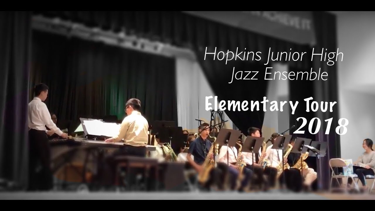 Hopkins Junior High Jazz Ensemble Elementary Tour 2018 - YouTube