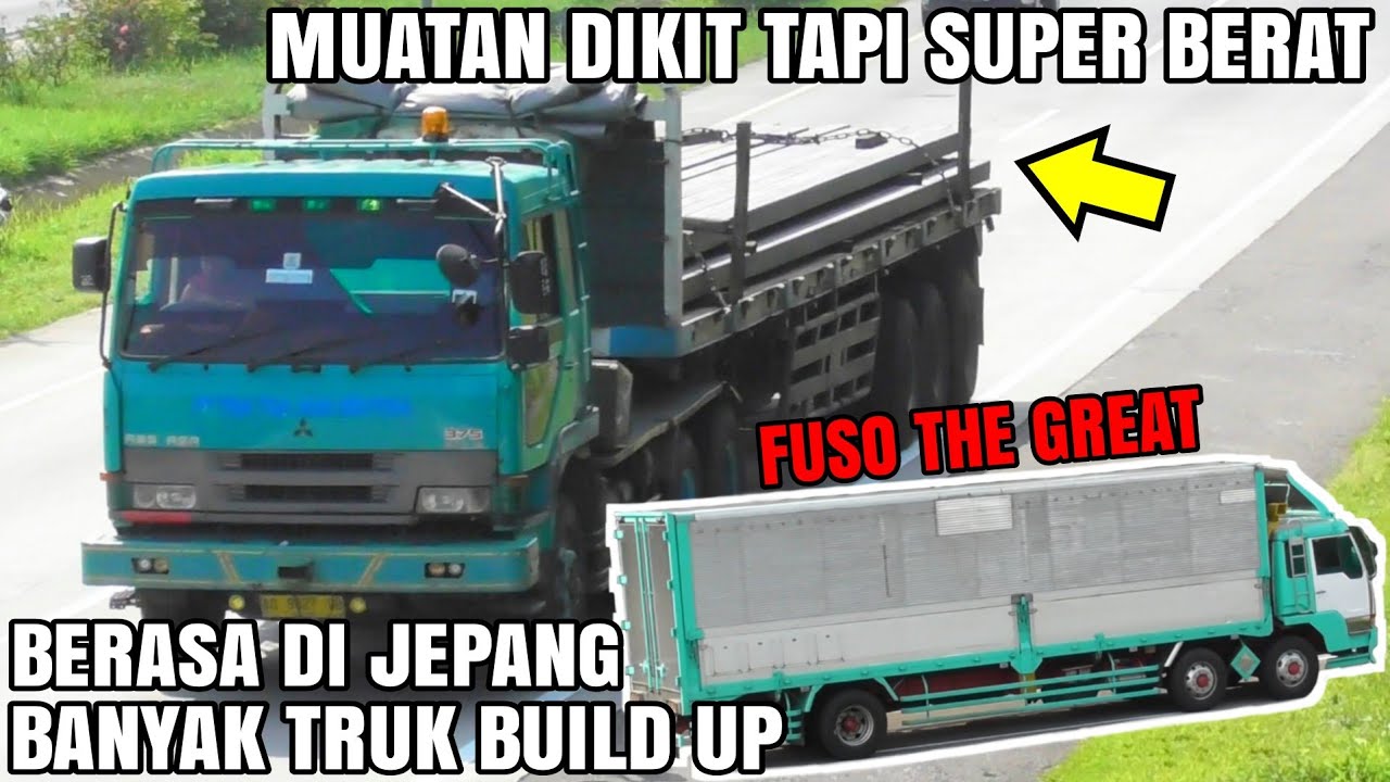 Banyak Truk Build Up Melintas Dominasi Fuso, Truk Trailer Gandengan ...