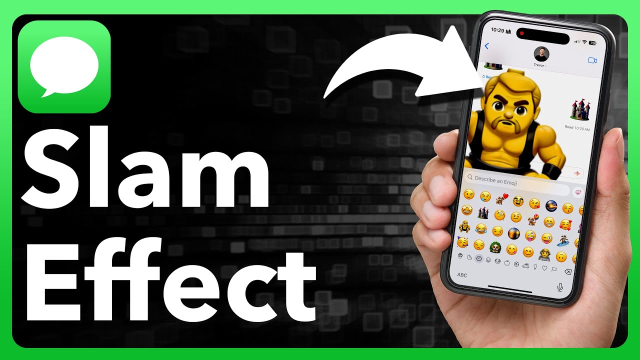 How To Send Message With Slam Effect On iPhone - YouTube