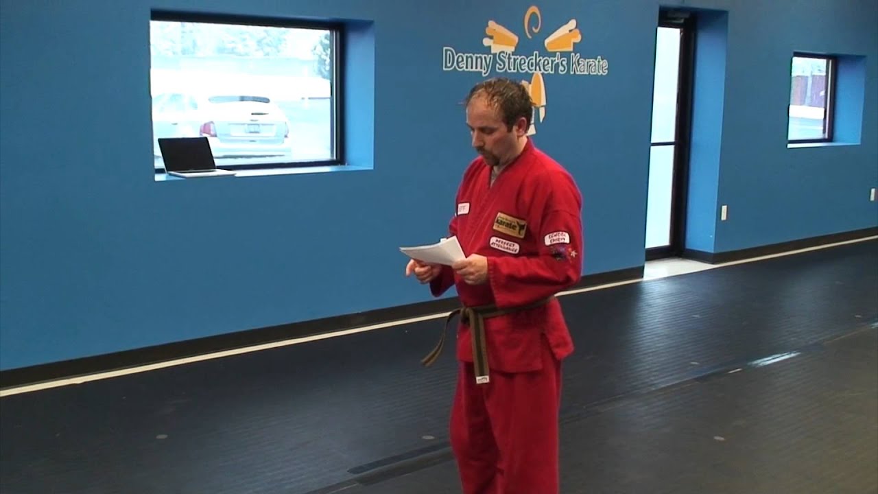Jeff Earns His Black Belt at Denny Strecker's Karate - YouTube