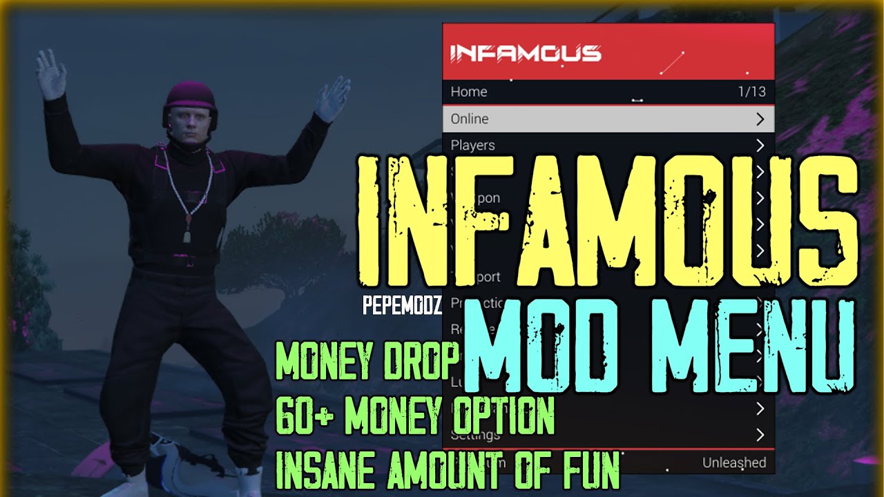 This is Why INFAMOUS MENU Gonna be bring back the FUN into GTA 5 Online ...